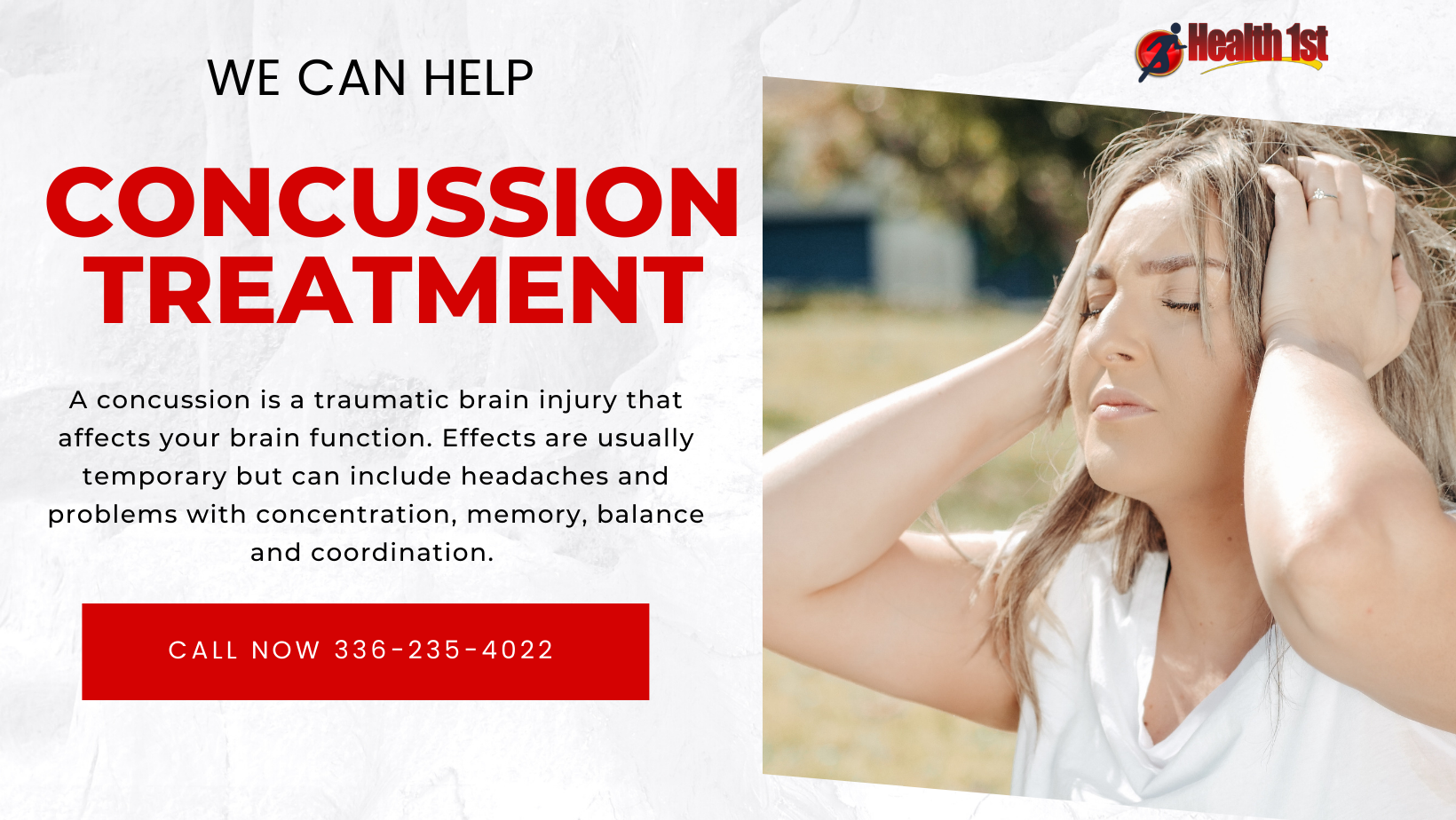 Concussion Treatment Greensboro, High Point NC, Concussion Solutions